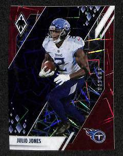 2021 Panini Phoenix Julio Jones #14 Red Lazer /285 Parallel Football ...