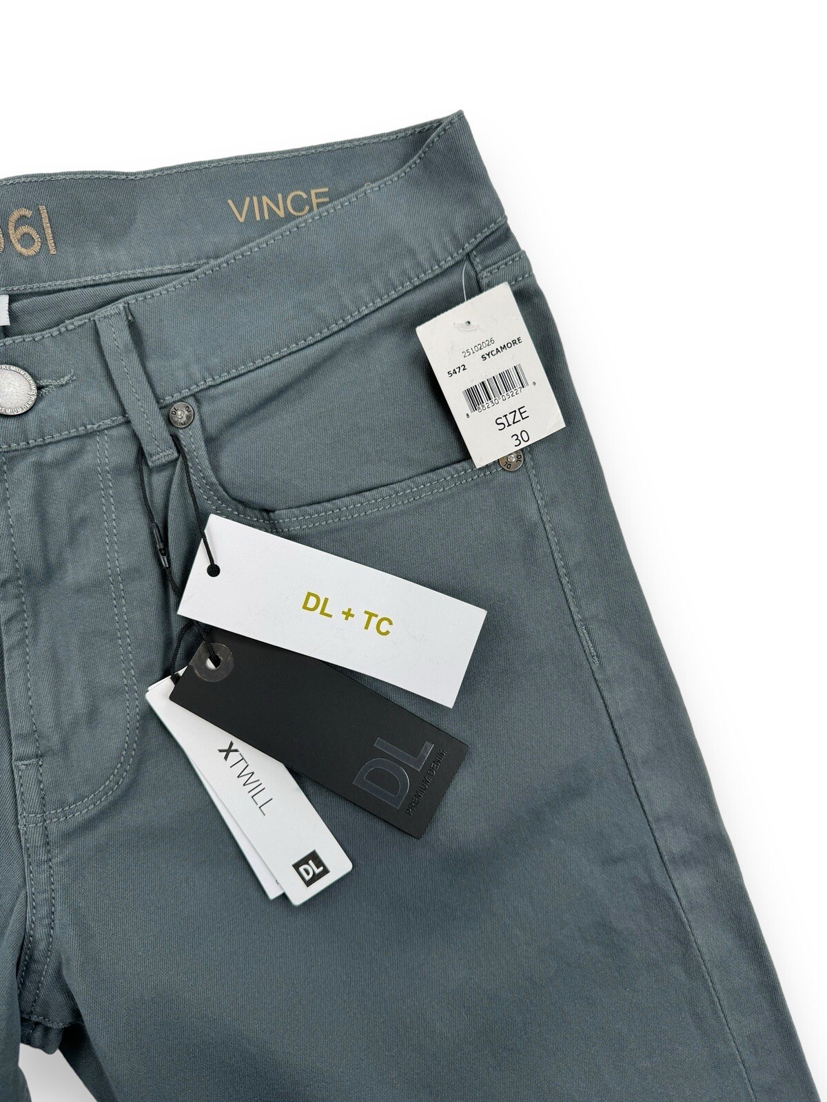 DL1961 VINCE 360 Comfort Casual Straight Jeans Mens 30x34 • New With ...