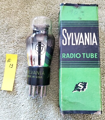 NOS Sylvania 37, Vacuum Tube, Amplitrex Tested | eBay