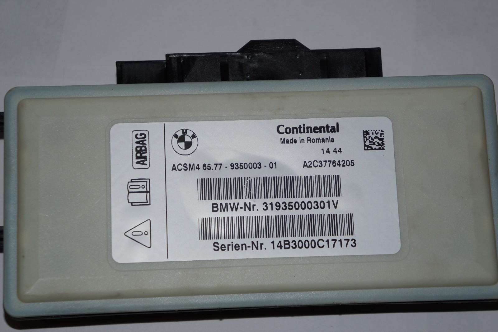 BMW ACSM AIR BAG CONTROL MODULE SENSOR OEM X5 X6 328I 340I 430I 435I ...