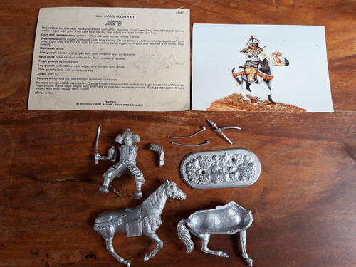 54MM METAL MINIATURE MODEL SOLDIER KIT SAMURAI JAPAN 1281 M5419 ...