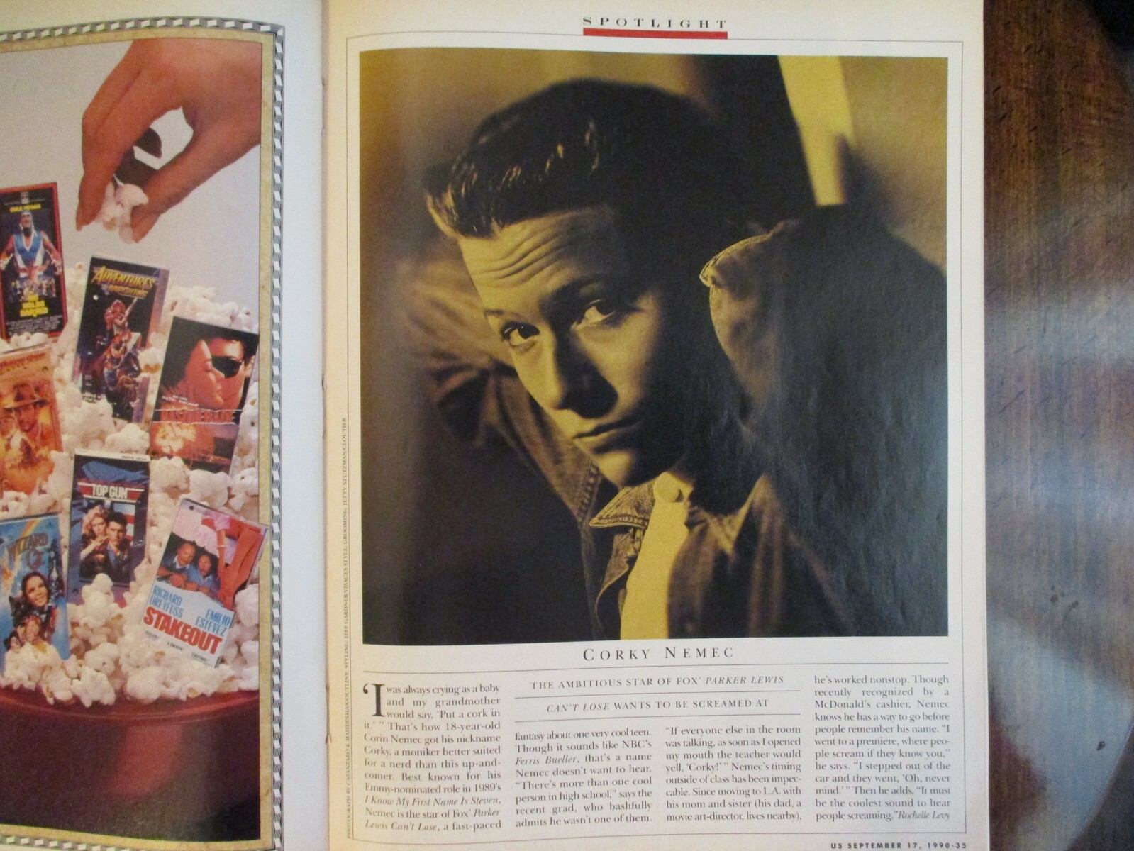 Sept-1990 US Mag(CORKY NEMEC/WILSON PHILLIPS/DEMI MOORE/WILL SMITH ...
