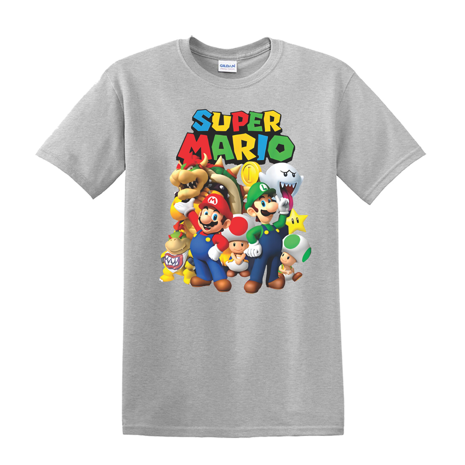 Super Mario Kids T-Shirts Boys Girls Unisex Mario Super T Shirt Top ...