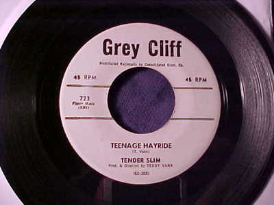 TENDER SLIM~R&B BLUES ROCKER INSTRO 45 Original GREY CLIFF Teddy Vann ...