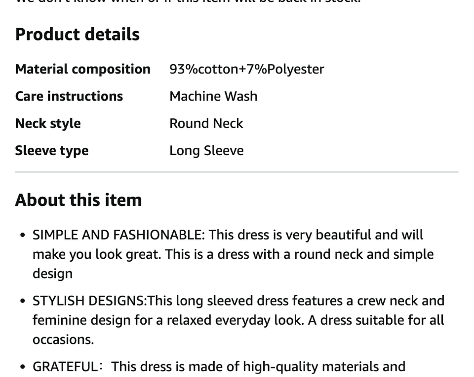 2XL Hegeo Women's Sweet and Elegant Long Puff Sleeve Tie Waist Dresses ...