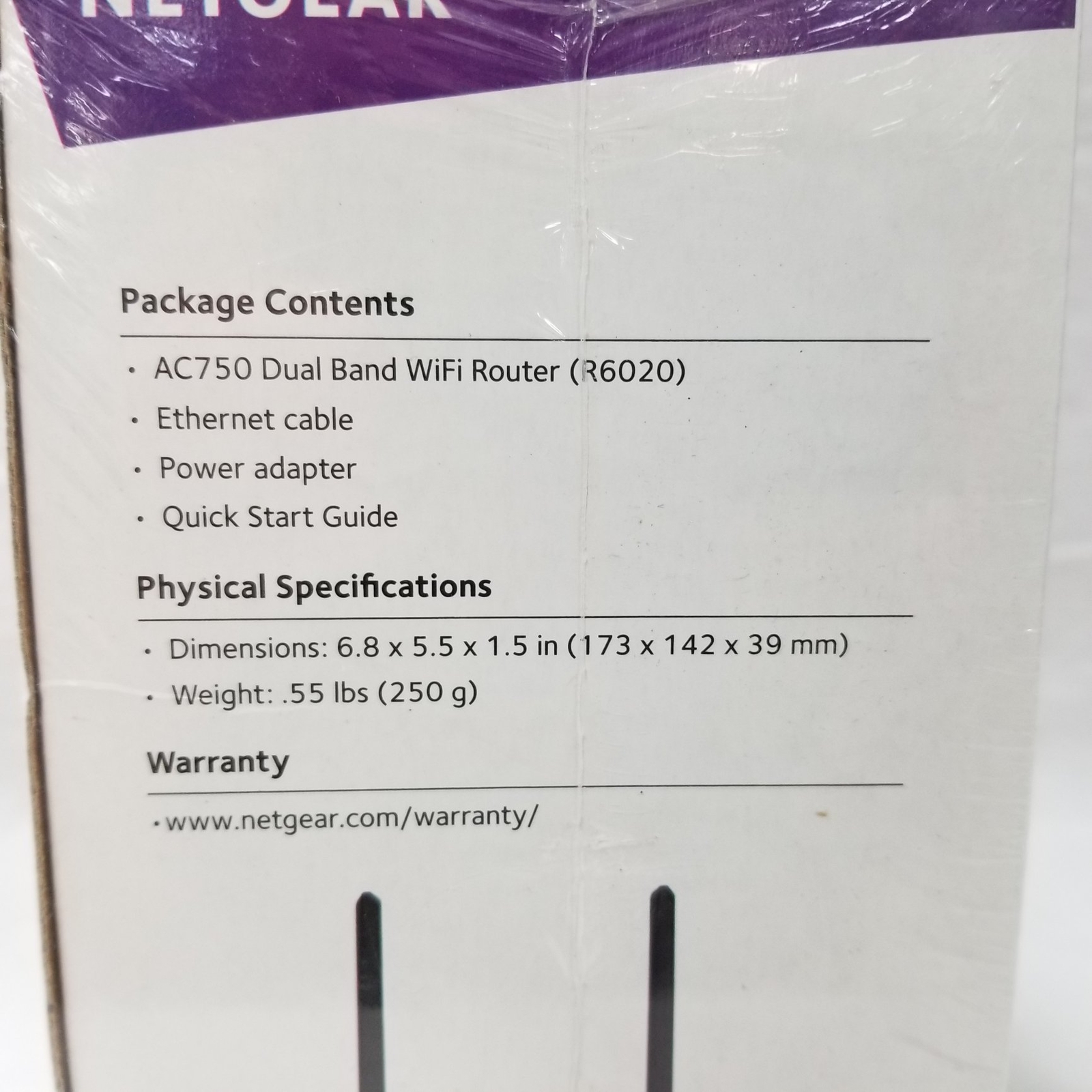 NETGEAR R6020 750 Mbps 4 Port Dual Band WiFi Router for sale online | eBay