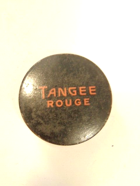 vintage Tangee Rouge tin, George W. Luft Co.; most old content present ...