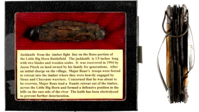 1876 George Armstrong CUSTER: LITTLE BIGHORN BATTLEFIELD RELICS Pair ...