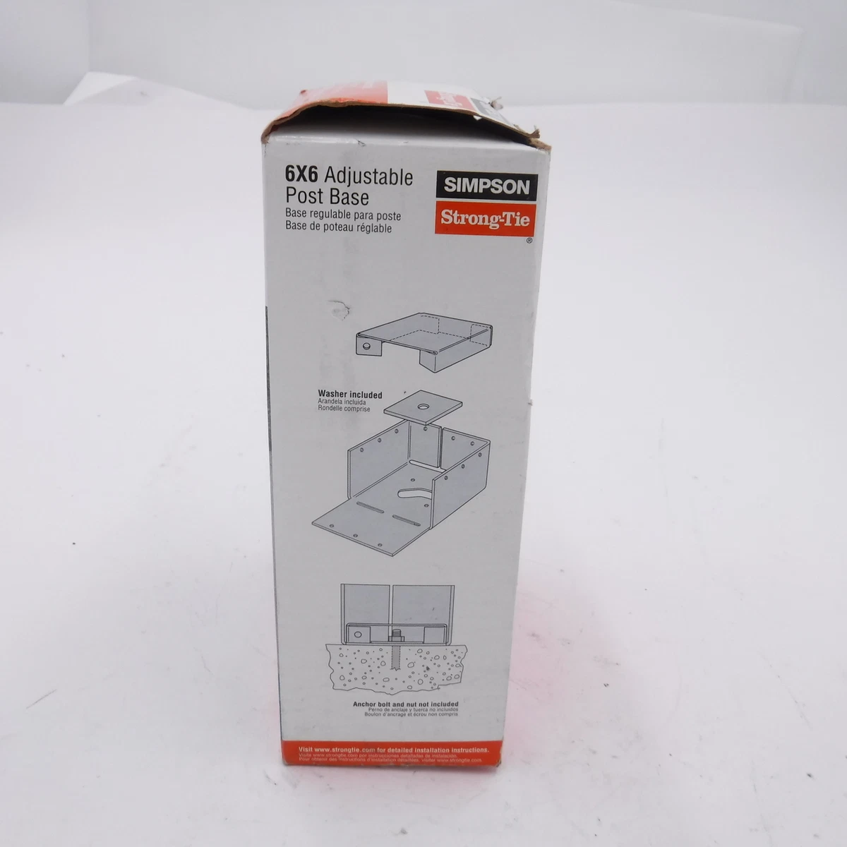 Simpson Strong Tie AB66 Adjustable 6x6 Post Base, 51% OFF