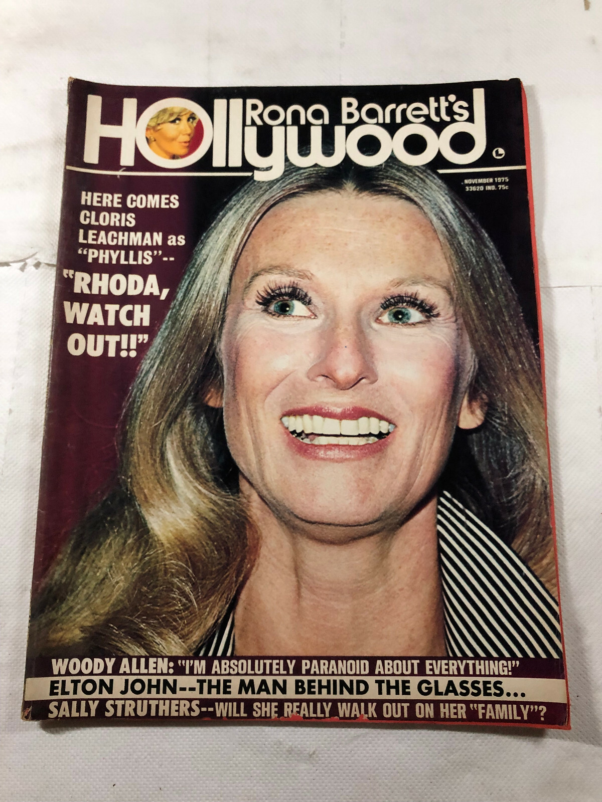 Rona Barrett's Hollywood November 1975 Here comes Cloris Leachman as ...