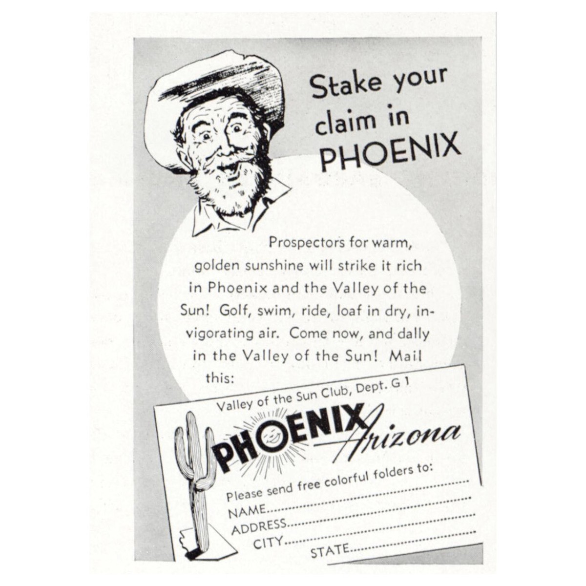 Claim Print Advertisements