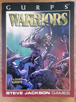 Gurps Warriors, Steve Jackson Games RPG Fighter Templates, Vintage 1999 ...