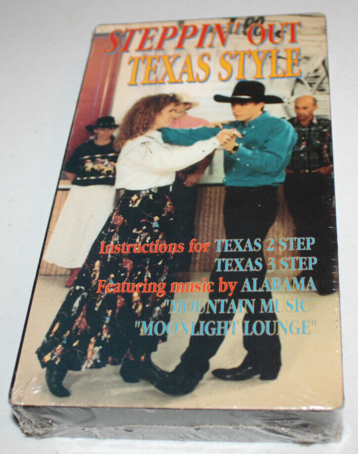Steppin Out Texas Style Line Dance Instruction Vhs Tx 2 Step 3 Step