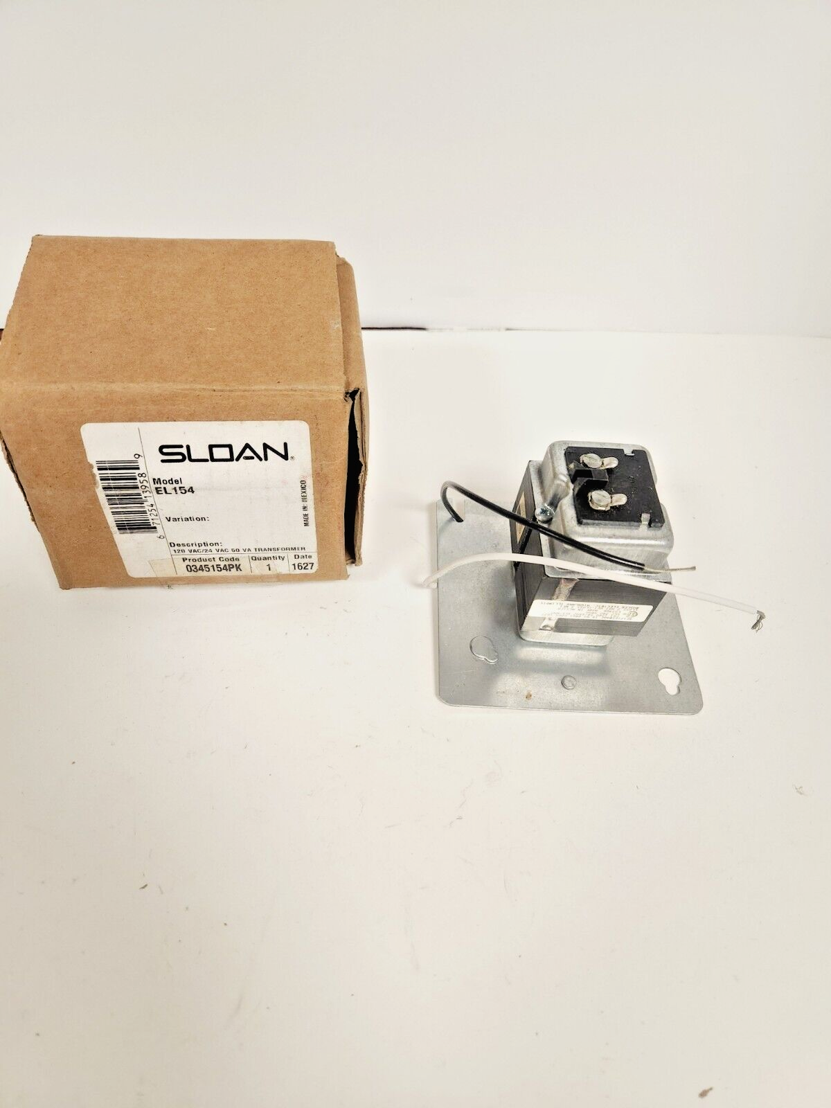Sloan Optima EL-154 Transformer 120 VAC/24 VAC 50 VA Free Ship EL154 ...