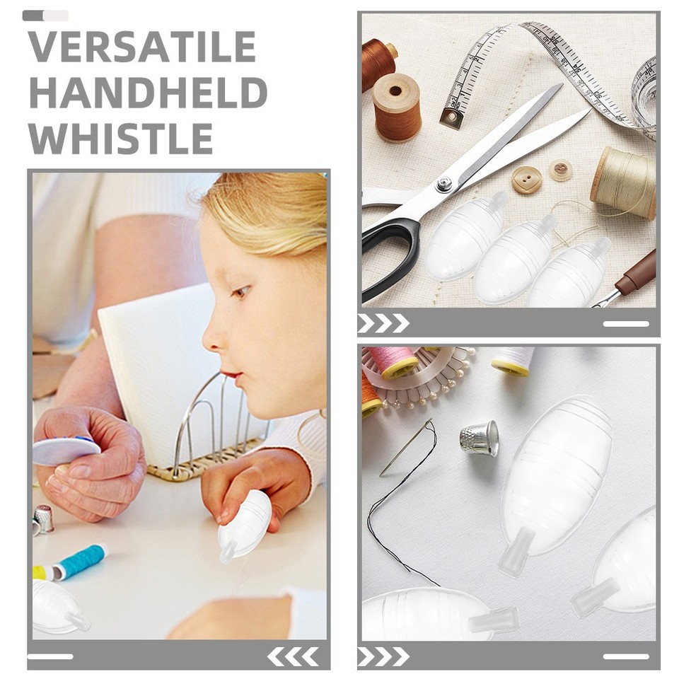 20 Pcs Transparent Plastic Squeaky Whistle Inserts for Stuffed Doll ...