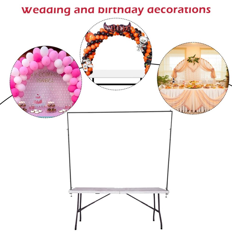 Desk Clamp Shelf Table Arch Frame Stands for Decoration Purse Holder ...