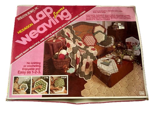 Love & Money Crafts Hexagon Loom Lap Weaving Set With Instructions ...