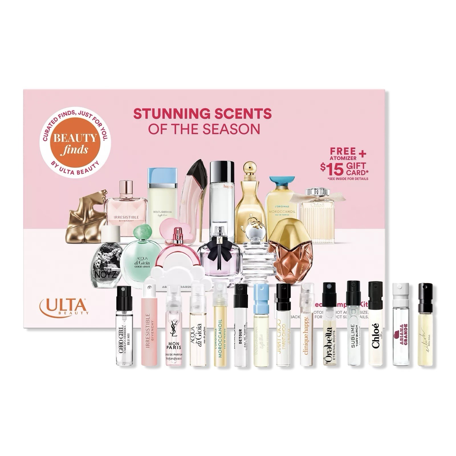 ULTA Stunning Scents of the Season Fragrance SAMPLER Perfume Set Kit w ...