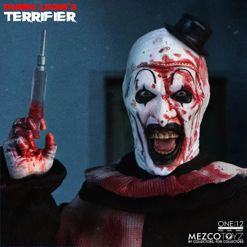 Mezco One 12 Terrifier Art the Clown Deluxe Edition Action Figure for ...