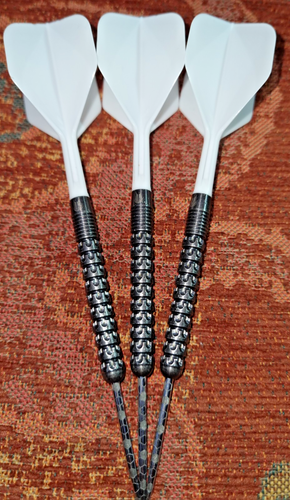 Adrian Lewis Pixel Grip Darts 23g 90% Tungsten Target Steel Tip Darts ...