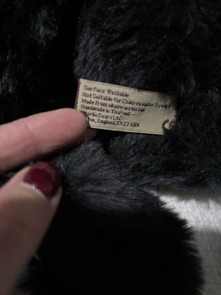 Charlie bears Peter retired by Isabelle Lee 2009 collection 14in black ...