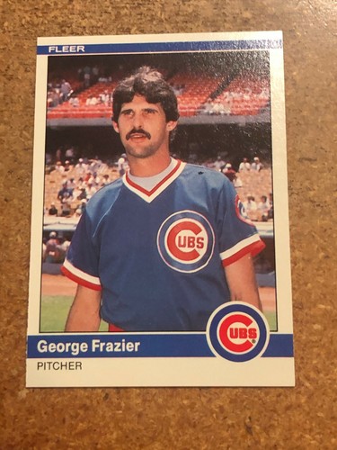 1984 Fleer Update Baseball # U-40 George Frazier | eBay