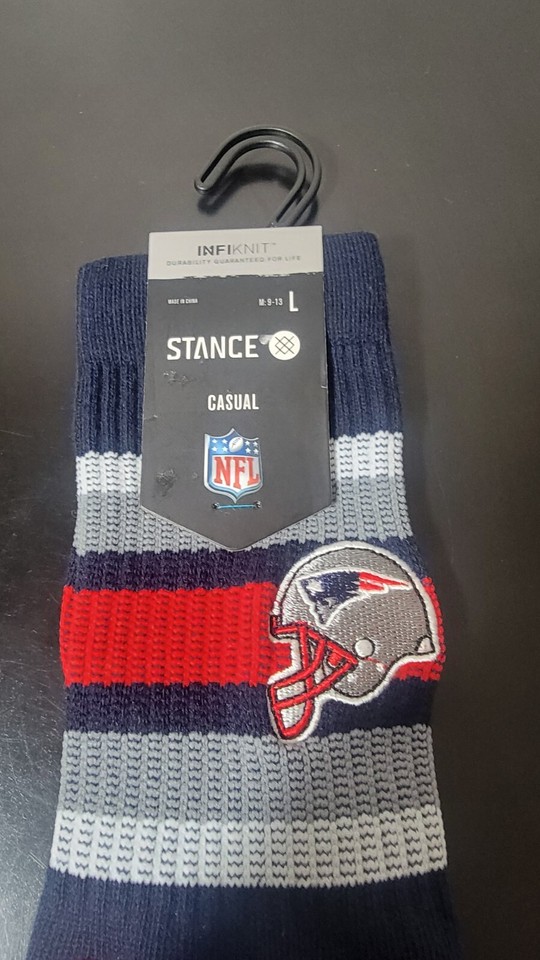Stance NFL New England Patriots Socks Large | eBay