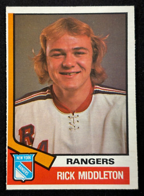 1974-75 O-Pee-Chee #304 RICK MIDDLETON RC * See Pics for Condition EX ...
