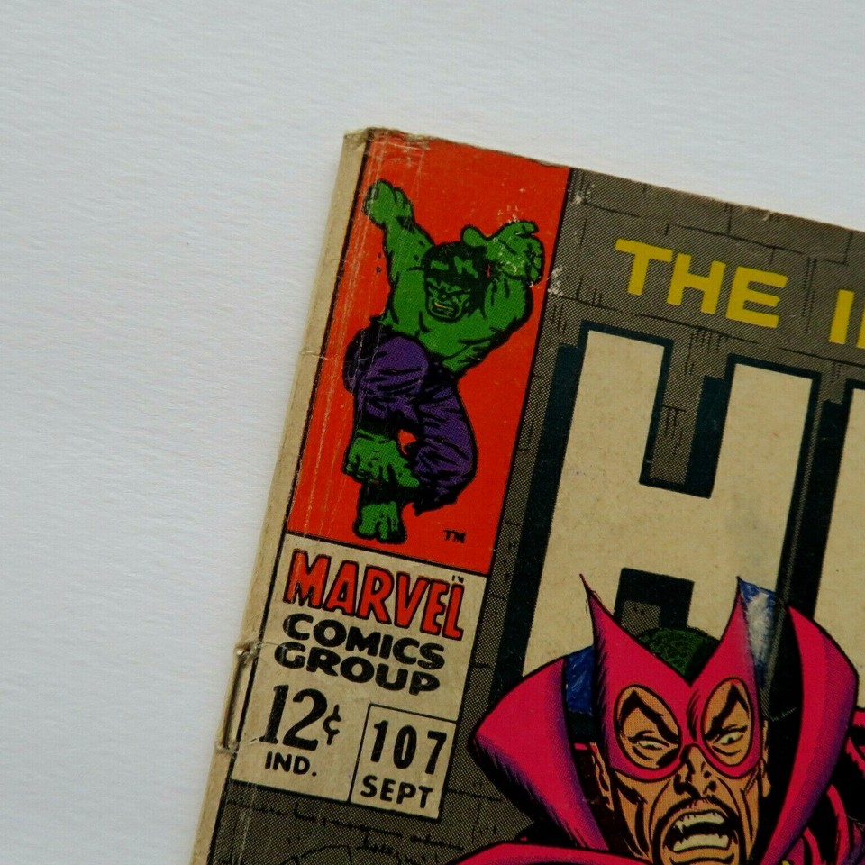 Incredible Hulk #107 Comic (1968) Mandarin Marvel OT | eBay