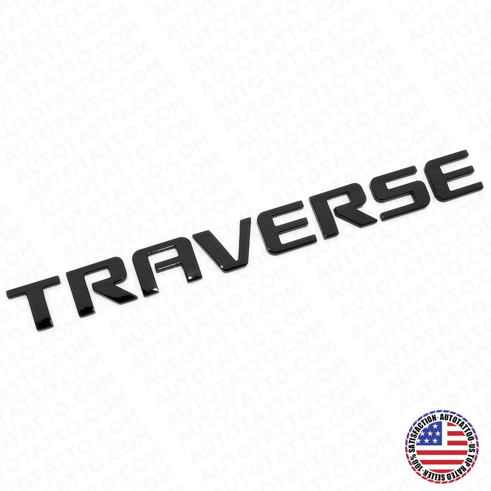 3x Chevy Traverse Front Door & Liftgate Badge Nameplate Logo Emblem ...