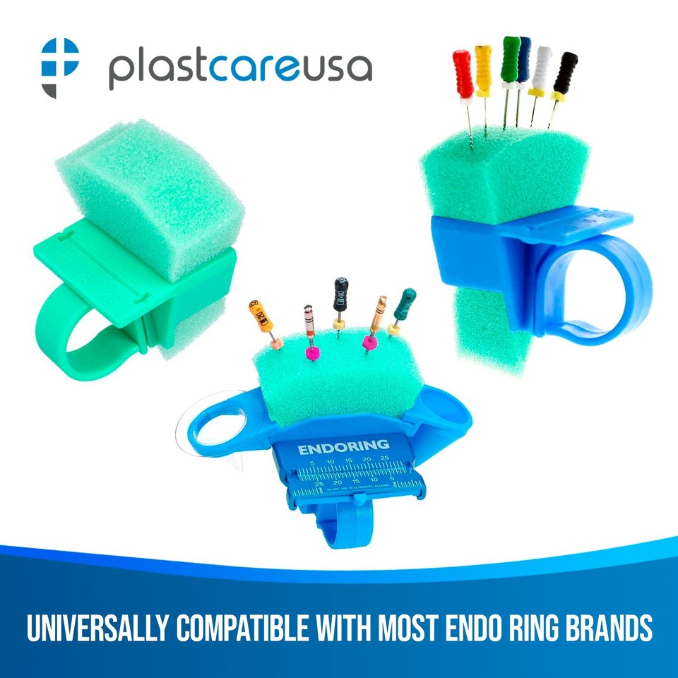 50 Endo Sponge Foam Green Dental Triangle Cushions Refills Inserts ...