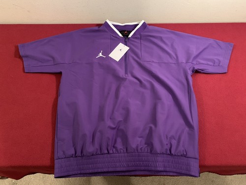 Nike Jordan Team Lightweight SS Coaches Jacket Purple CV5858-545 Size ...