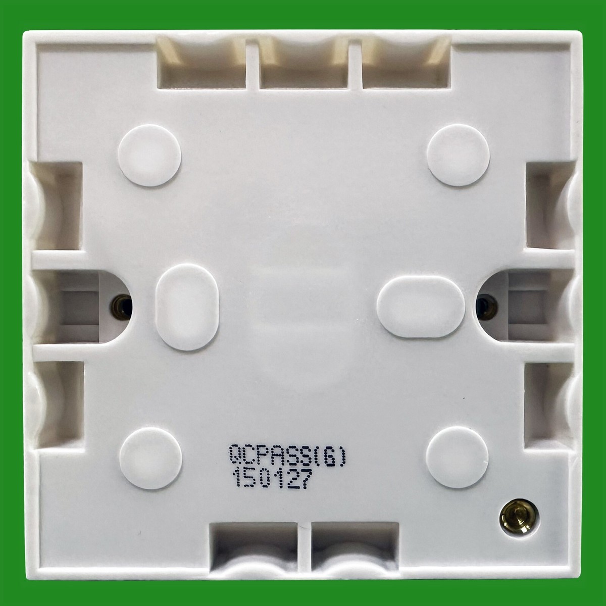 3 Gang Switch Box Single Gang Plastic Electrical Back Box - 16mm Depth ...