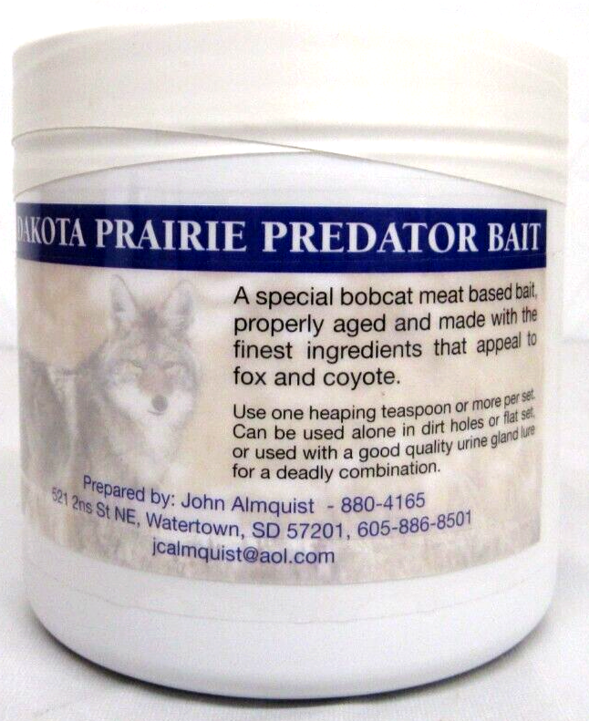 Dakota Prairie Bobcat Meat Predator Bait - 16 Ounce - Pint Trapping ...