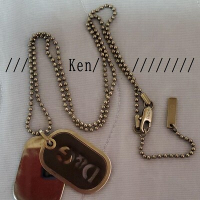 Dolce&Gabanna Necklace Pendant choker Chain AUTH Vintage Rare double ...