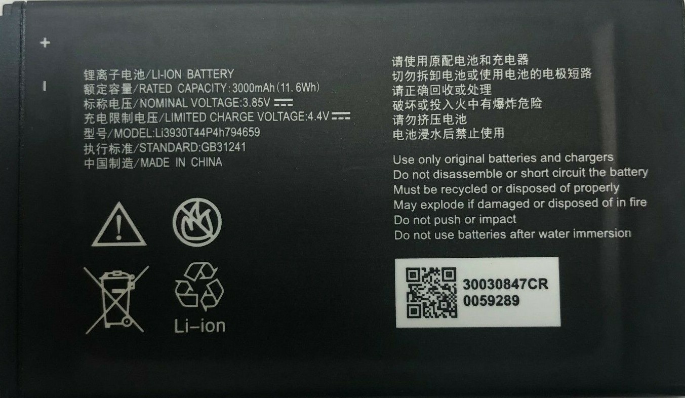 New Battery for ZTE MF985 AT&T Velocity 2 Hotspot Li3930T44P4h794659 ...