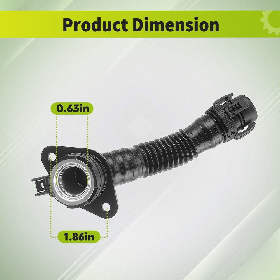 For BMW N55 11127584128 Crankcase Ventilation Vent Hose F25 X4 F26 X5 ...