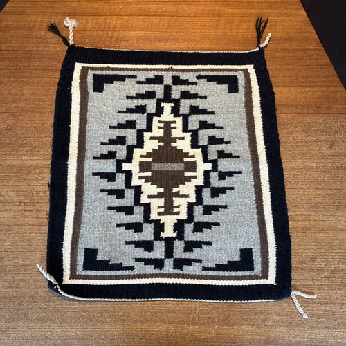 Vintage Two Grey Hills Navajo Rug | eBay