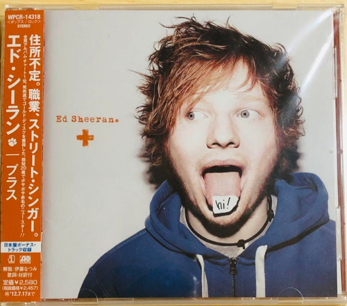 Ed Sheeran + Plus CD Standard Edition Japan Bonus Track 1BT OBI STRIP WPCR-14318 | eBay