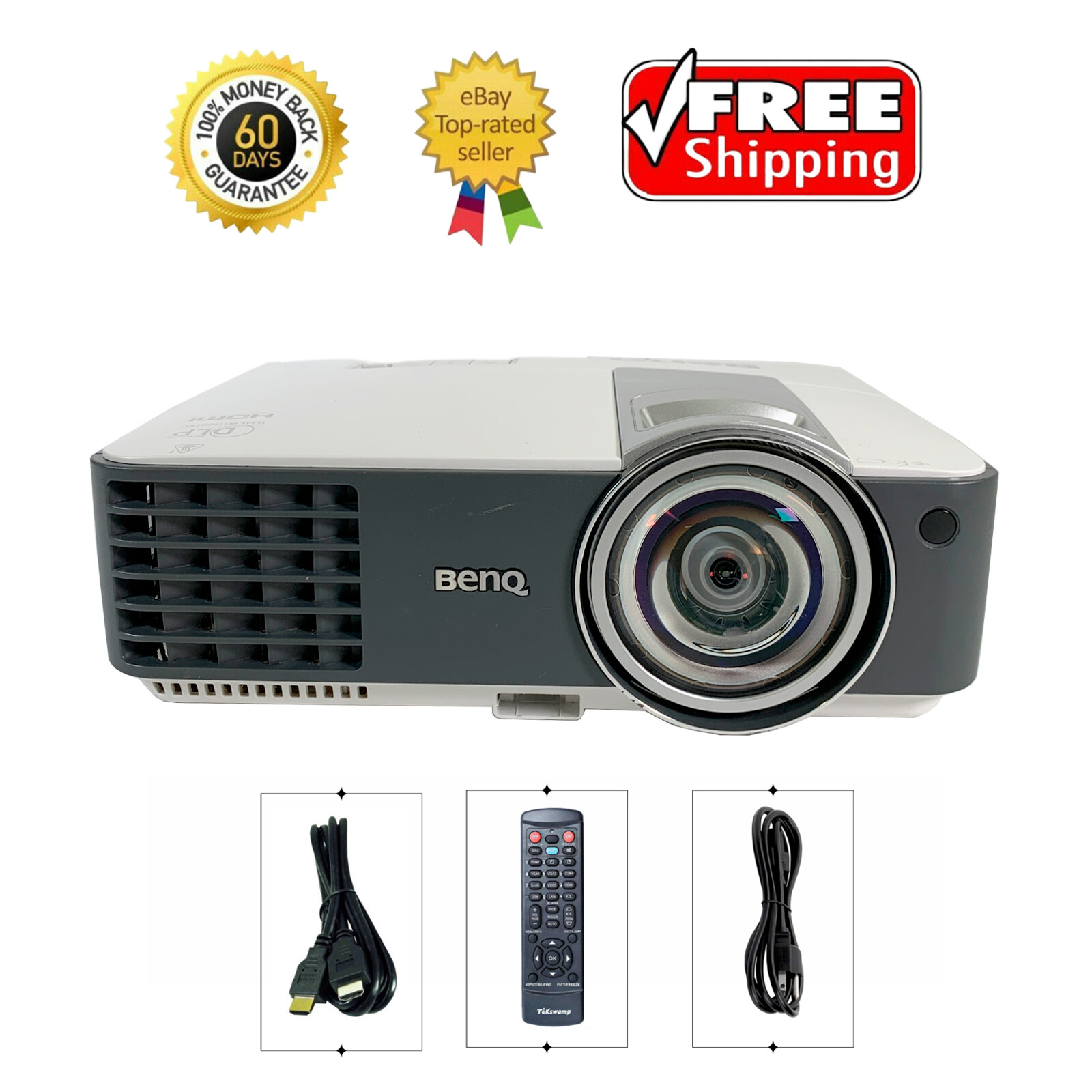 BenQ MX819ST 1080p Short-Throw Full HD 3D Projector Gaming 3000 ANSI ...