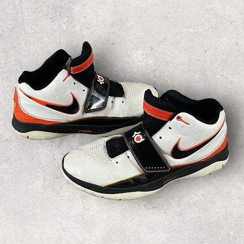 Nike Shoes Kevin Durant Mens 9 KD 2 II Black Orange OKC Thunder 386423 ...