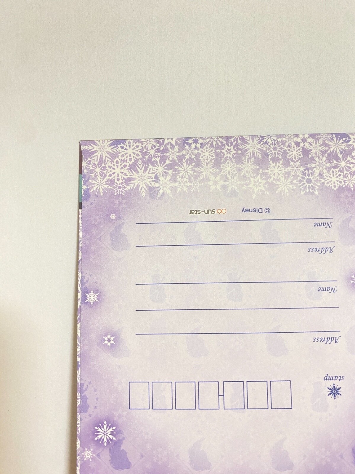Frozen The Movie Elsa Anna Disney Limited Envelope Smiling Purple From ...