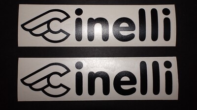 CINELLI BLACK FRAME / BICYCLE RUB ON DECALS / STICKERS | eBay