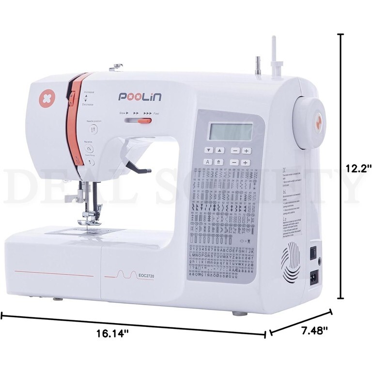 Poolin Computerized Self Threading Sewing Machine EOC2720 - 293 ...