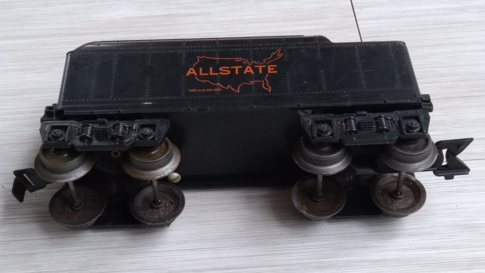 vintage MARX 666 Cast Metal Steam Engine with Allstate Tender- Works ...