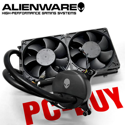 New Alienware 240mm AMD AM4 AM5 AIO CPU Liquid Cooler w/ Fans & Bracket ...