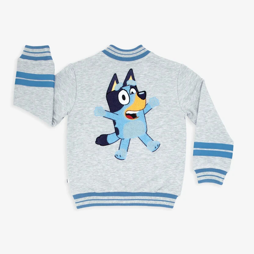 Little Sleepies BLUEY DANCE MODE BLUE BOMBER JACKET 3T NWT IN HAND | eBay