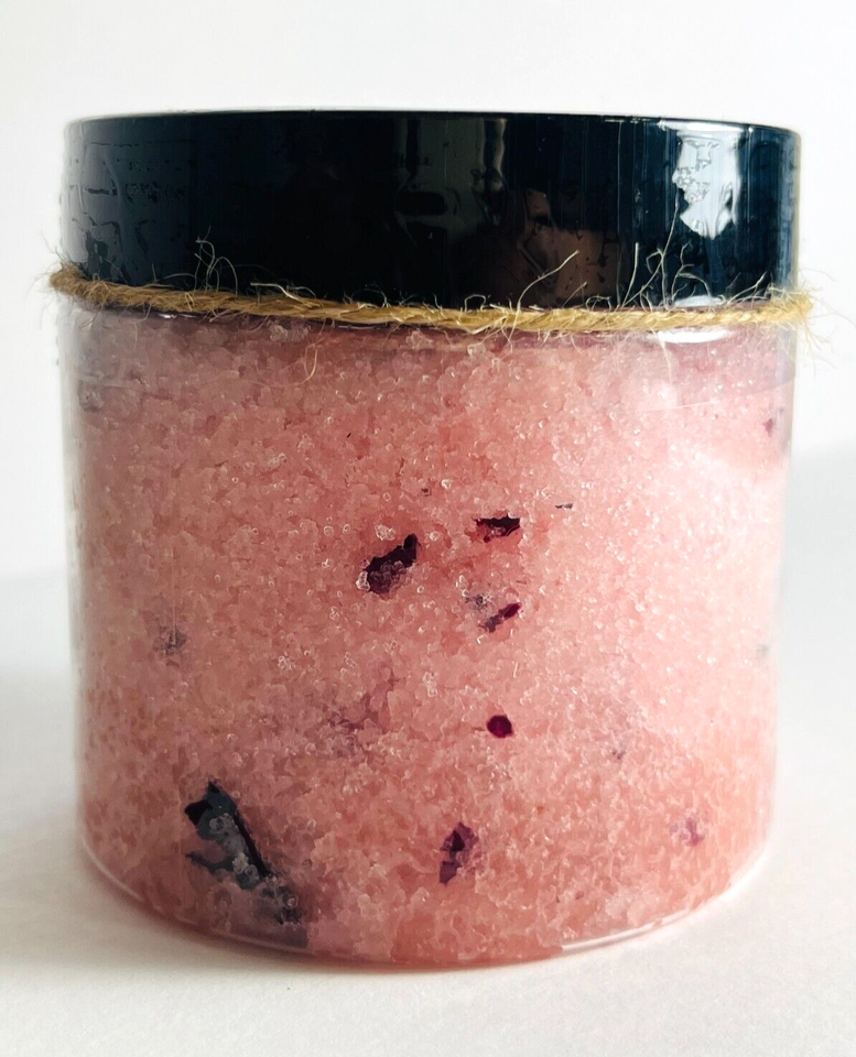 Rose Sugar Scrub & Rose Petals Body Scrub Handmade Gift for Her ...