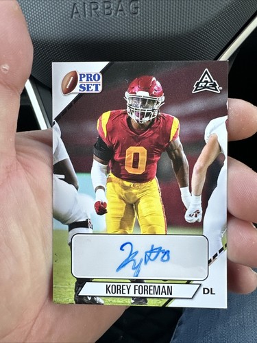 2021 Leaf Pro Set College - Autographs Korey Foreman #PS-KF1 (AU, RC ...