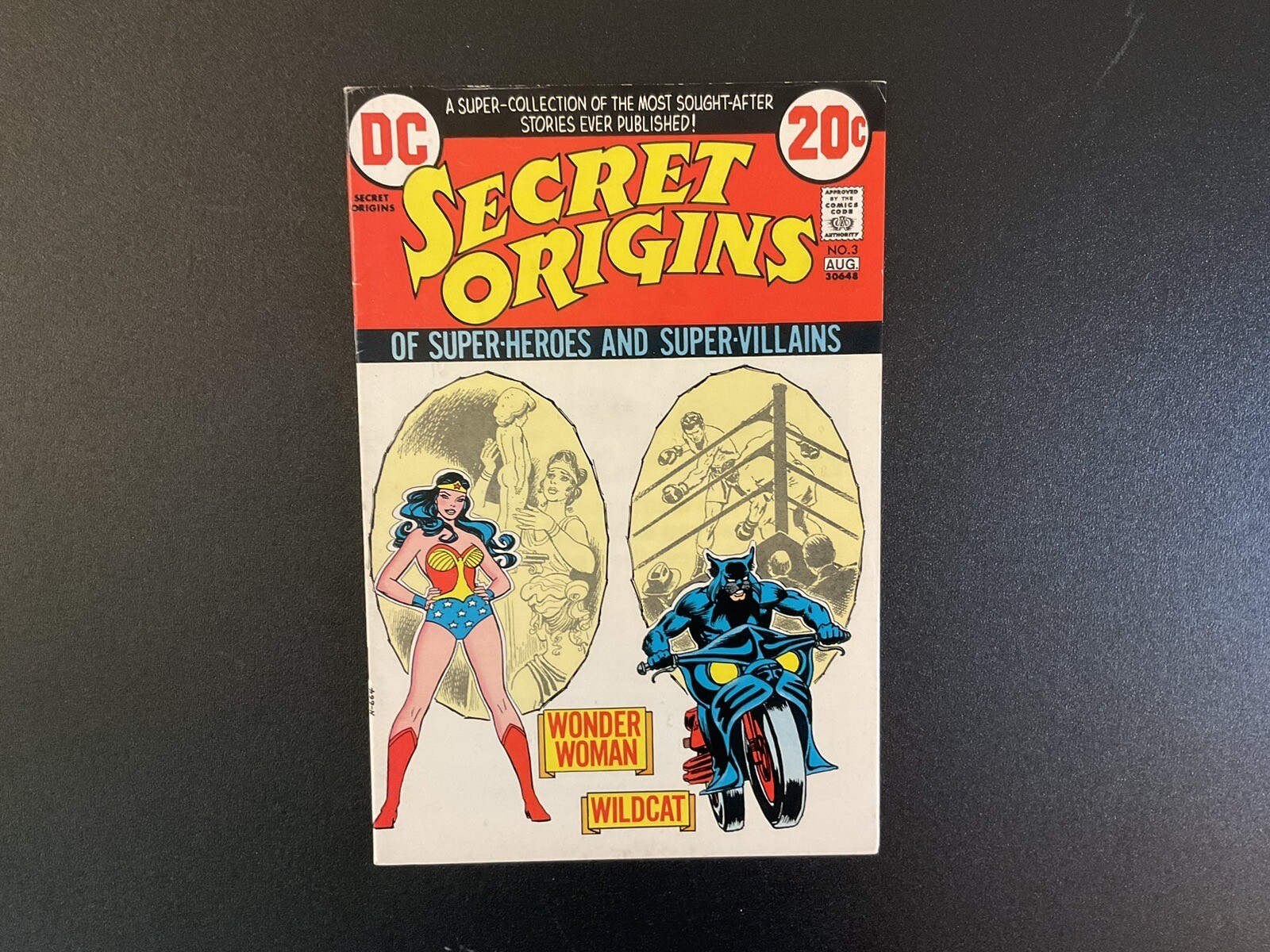 Secret Origins #3 Wonder Woman & Wildcat (DC Comics 1973) | eBay